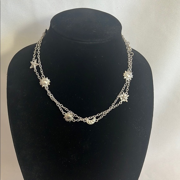 Jewelry | C16 Judith Ripka Sterling Silver 36 Sun Moon Star Necklace ...